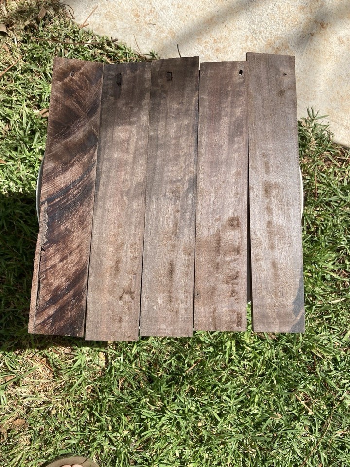 Ancient Redgum Exotic Wood 5 Strips | eBay Australia