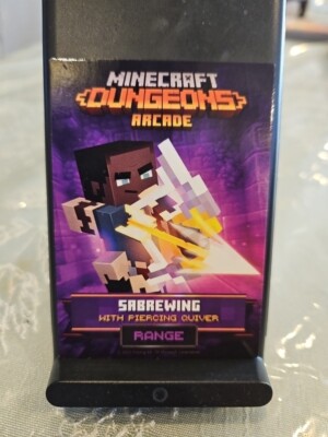 Minecraft Dungeons Arcade Cards: SABREWING 18/98 Series 2 Free Shipping ...