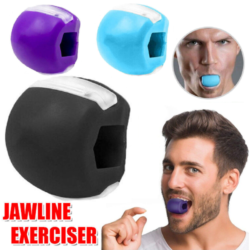 JawLine Exercise Fitness Ball Jaw AntiWrinkle Muscle Exerciser Face ...