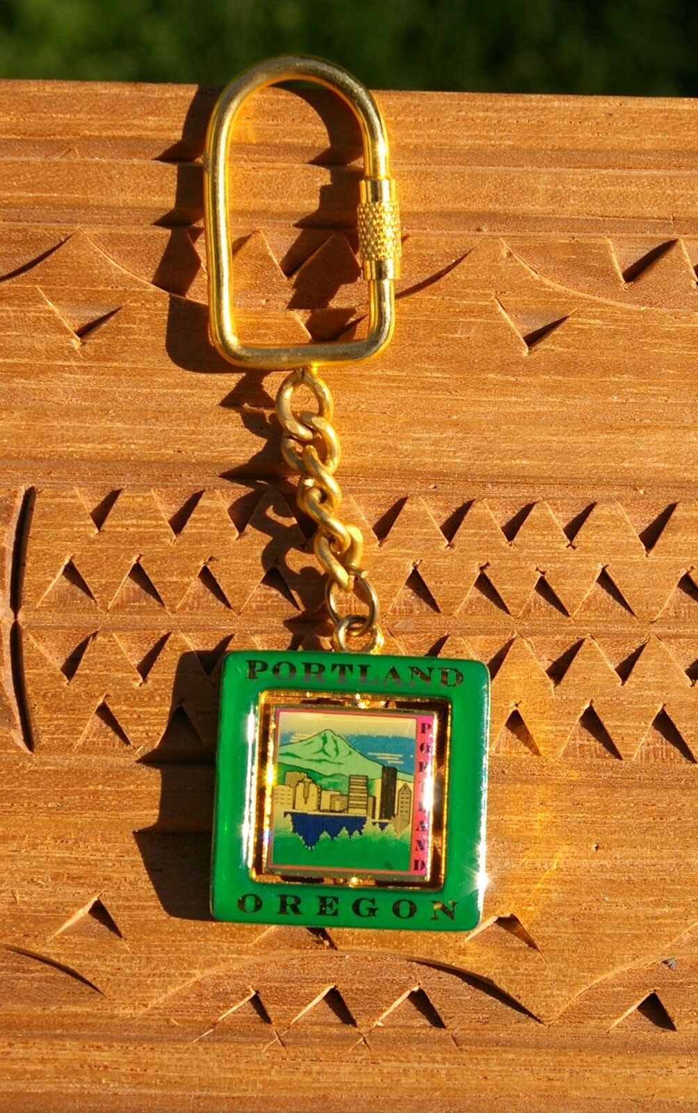 Portland Oregon Metal 1 1/4" Spinner Keychain | eBay
