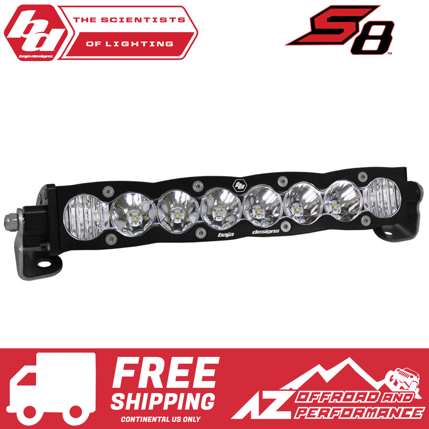 BAJA DESIGNS S8 10" Driving / Combo LED Light Bar 40W 701003 | eBay