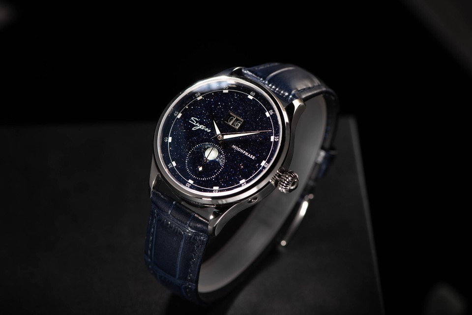 Sugess MoonPhase Master StarDust Mechanical Watch Seagull 1963 ...