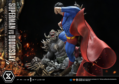 Superboy Prime Vs Doomsday Dc Comics Superman VS Doomsday Statue Prime