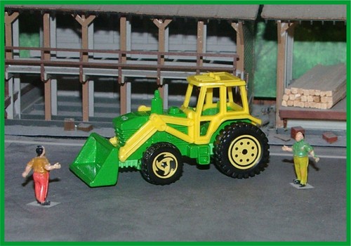 (1991) _ Hot Wheels _ HO Scale _ Farm Tractor / John Deere _ (Green ...
