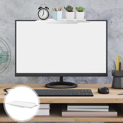 TV Shelf Punch Adjustable Computer Monitor Storage Rack Shelf | eBay ...