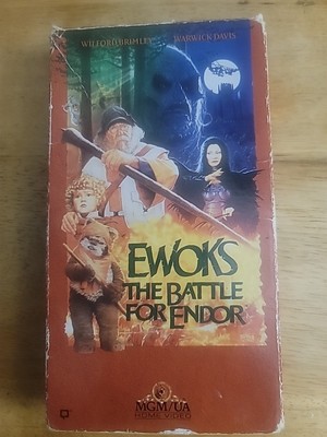 Ewoks The Battle for Endor 1990 Star Wars VHS Rare Wilford Brimley ...