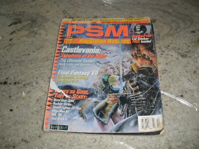 PSM PLAYSTATION MAGAZINE CASLEVANIA OCTOBER 1997 WITH TIP SLEEVES | eBay