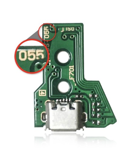 PLAYSTATION 4 CONTROLLERS USB CHARGING PORT BOARD W/ 12 PIN FLEX CABLE ...