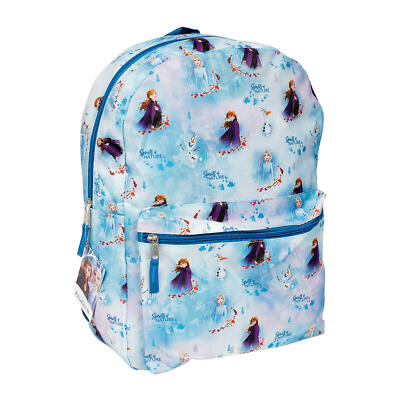 Frozen II, Anna/ Elsa/ Olaf All Over Print 16" Backpack School Bag | eBay