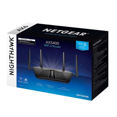 NIB NETGEAR – Nighthawk AX5400 Wi-Fi 6 Router, RAX54S-100NAS | eBay