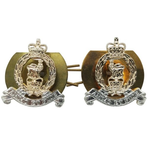 Genuine British Army Military Collar Metal Regimental Badges Animo Et ...