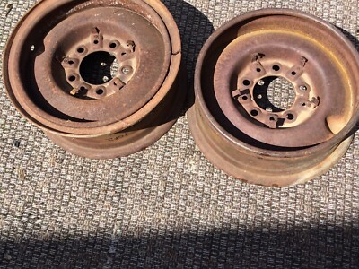 Vintage 1940’s 1950’s Goodyear 15” Truck/car Split Rims. Original Pair ...