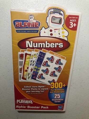 Playskool Alphie Booster Pack Numbers, Fast Shipping | eBay