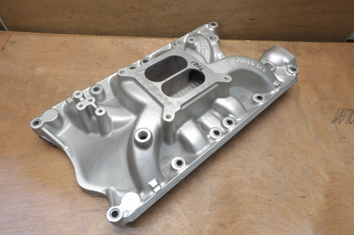 Ford 351 W Edelbrock 7181 Performer RPM Intake Manifold Aluminum Holley ...
