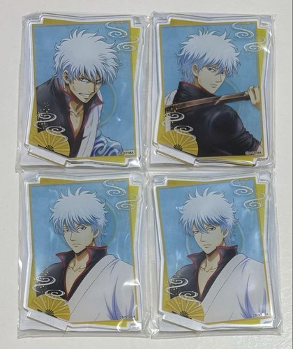Gintama Gintoki Acrylic Stand Garapon Set of 4 Anime Merchandise Used ...