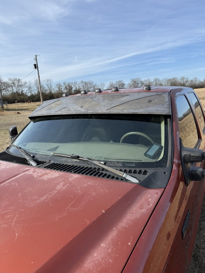 99-16 F-250/F-650 Ford Superduty Windshield Drop Visor (With Overlay ...