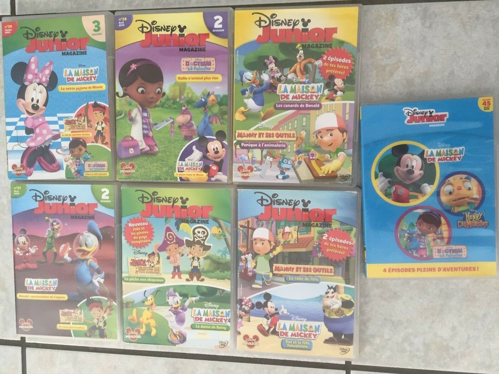 Lot de 7 DVD DISNEY Junior | eBay