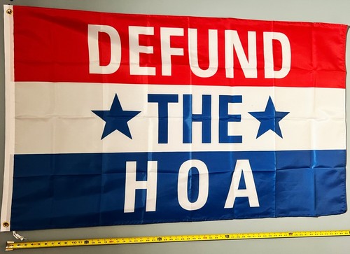 DEFUND THE HOA FLAG FREE USA SHIP HOA BL Home Fun Beer Busch Bud Poster ...