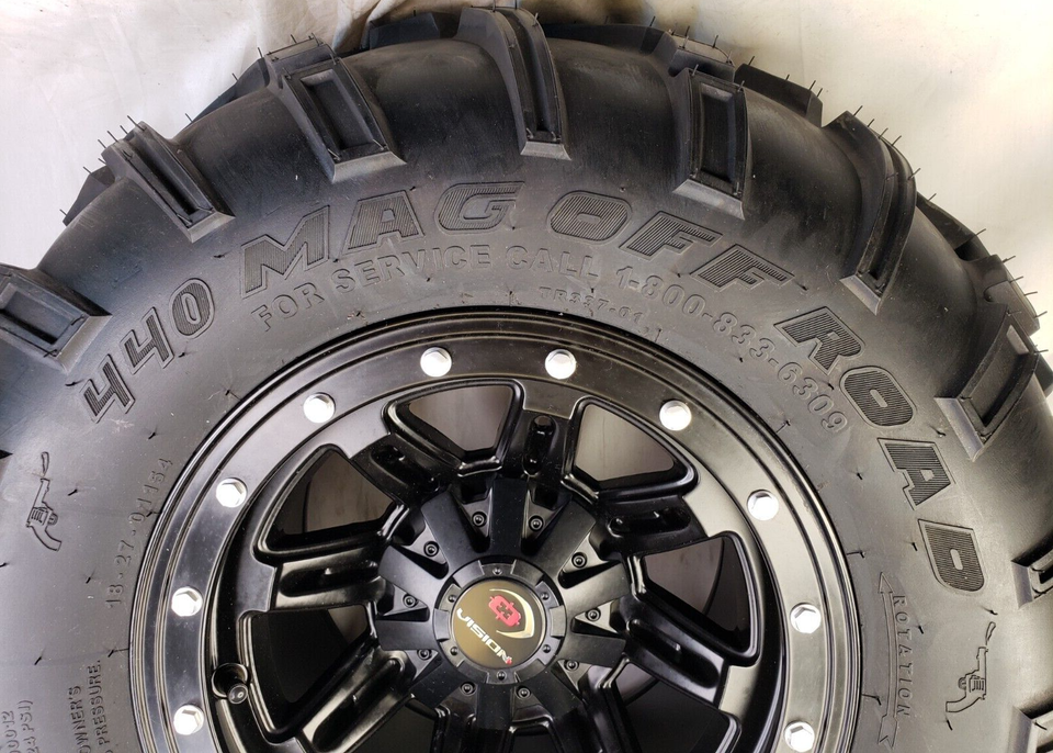 KUBOTA RTV X900 1100 1120 1140 TIREs WHEELs RIMs 25x10-12 440MAG 5/4.5 ...