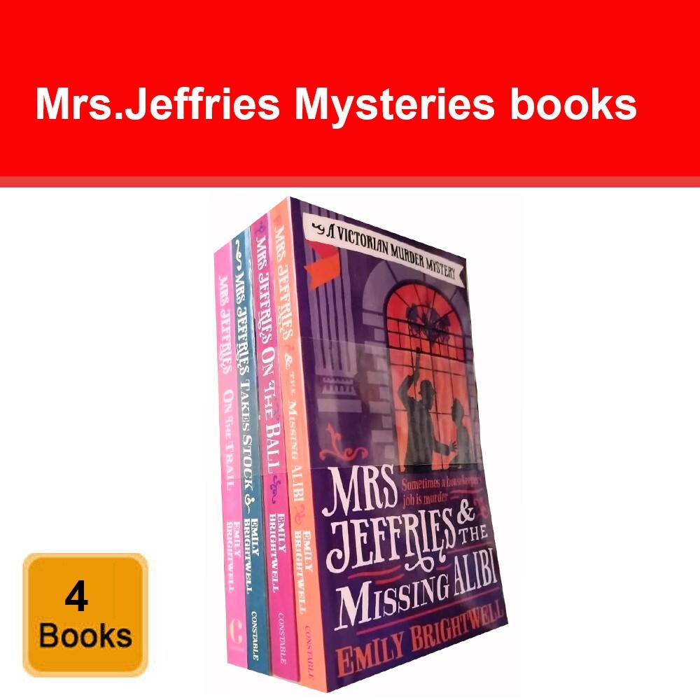 Mrs.Jeffries Mysteries Series 4 Books Collection Set by Emily ...