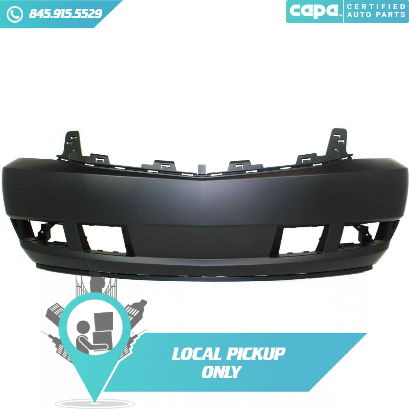Bumper Cover Primed Front Fits 2007-14 Cadillac Escalade 25814554 ...
