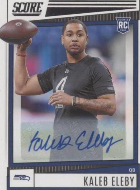 2022 Score - Rookies Kaleb Eleby #313 Signatures (AU, RC) for sale ...