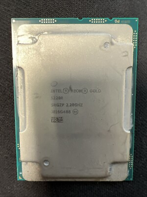 Intel Xeon Gold 5220R 24-Core 35.75M Cache 2.20 GHz CPU | eBay