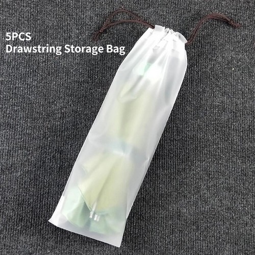 Waterproof EVA Household Matte Translucent Drawstring Storage Bag ...