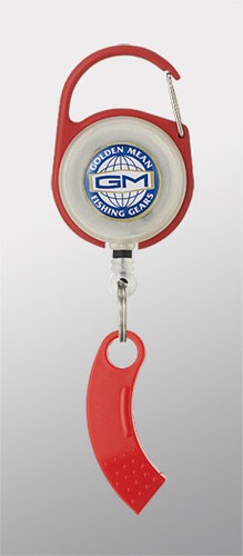 Golden Mean GM Pin on Reel and Line Cutter Carabina 65cm Red (3050 ...