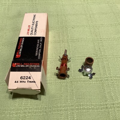 Miller 6224 Television Coil 44 MHz 0.71-1.35uH IF 39-46mHz Mc | eBay