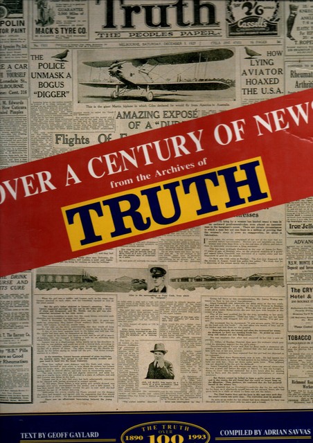 Over a CENTURY of News From Australia’s Truth Newspaper Big Book ...