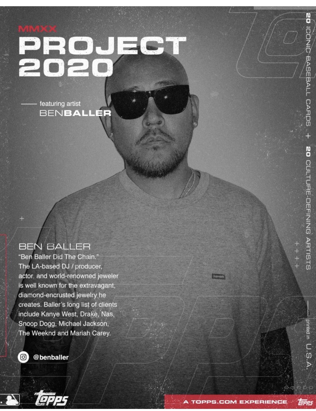 2020 Topps Project 2020 - 1980 Topps Ben Baller #71 Rickey Henderson ...