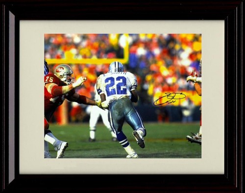 16x20 Framed Emmitt Smith - Dallas Cowboys Autograph Promo Print ...