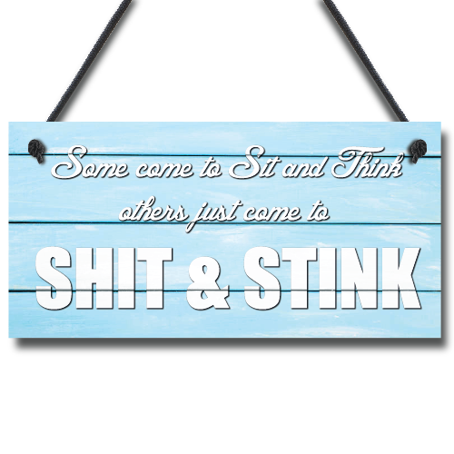 Come To Sit Funny BATHROOM Signs Chic Door Plaque for Toilet Bathroom ...