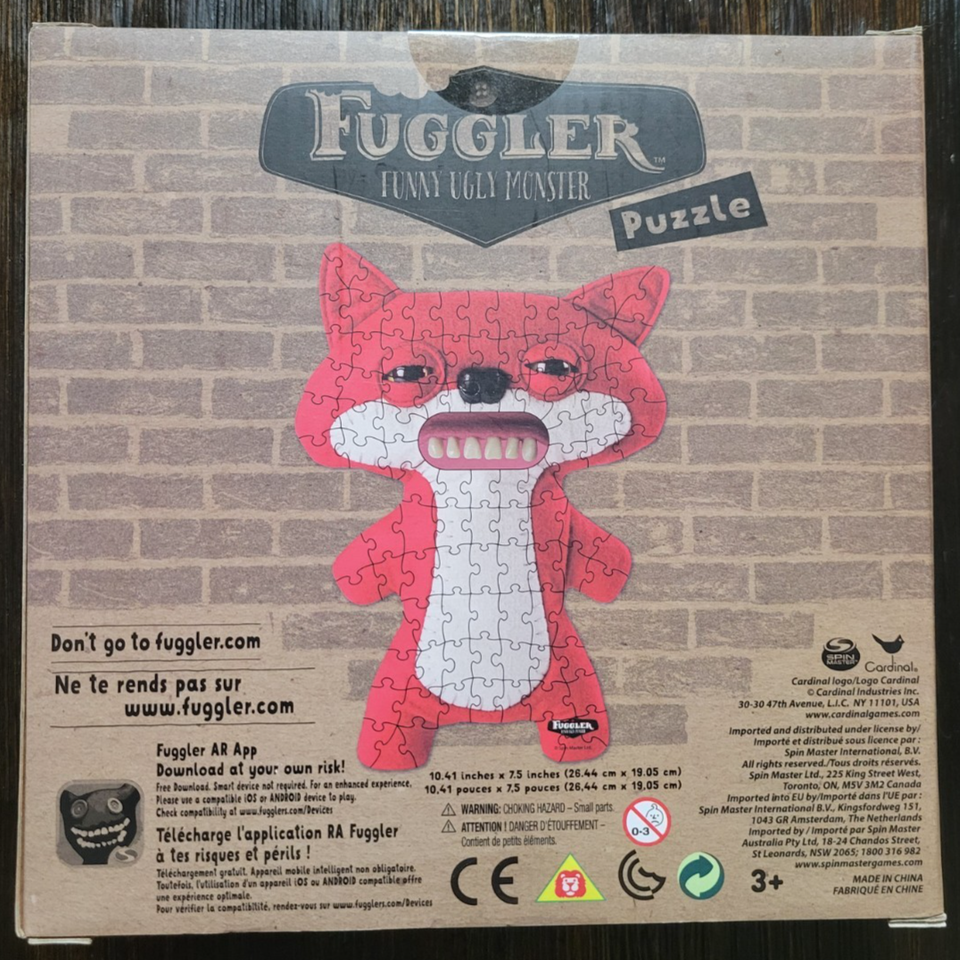 Fuggler Funny Ugly Monster 100pc Red Fox Puzzle 2018 New! Sealed! FREE ...