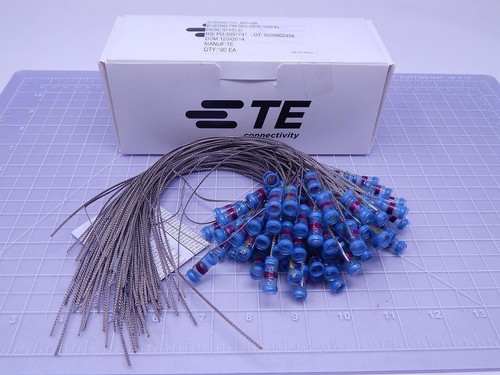 LOT OF 100 TE CONNECTIVITY S03-09-R-100HN SOLDER SLEEVES & SHIELD ...
