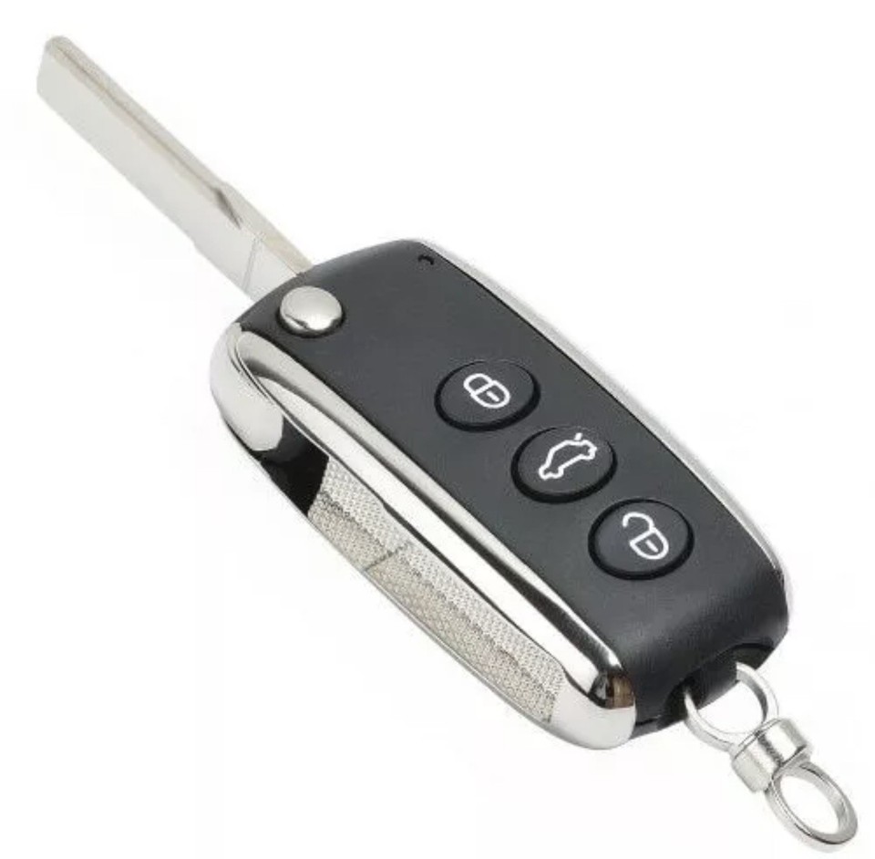 1x Replacement Remote Key Shell Case Fob for Bentley Continental GT GTC ...