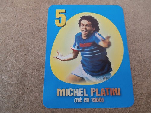 MICHEL PLATINI, TRADING ROOKIE CARD, COLLECTOR (JT29) | eBay