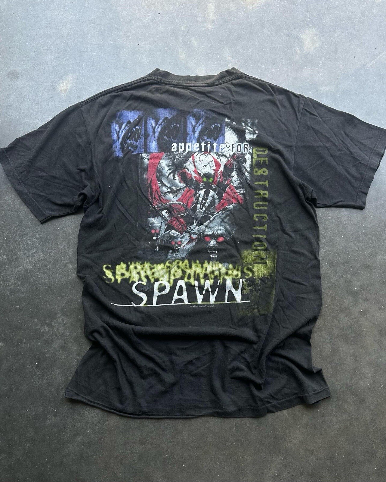 RARE Vintage 1997 Spawn Movie Todd McFarlane 90s Shir… - Gem