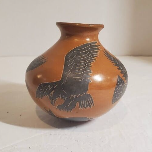 Vintage Flora Rodriguez Pottery Seed Vase Pot Mexican Folk Art | eBay