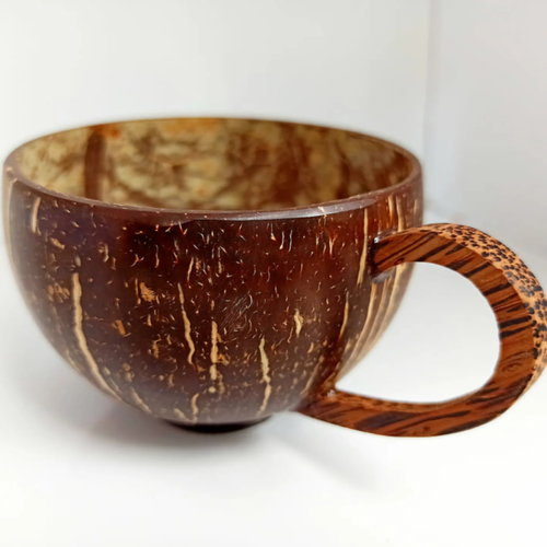 Hand Made Coconut Shell Tea Cups Coconut Tea Cup and saucer free ...
