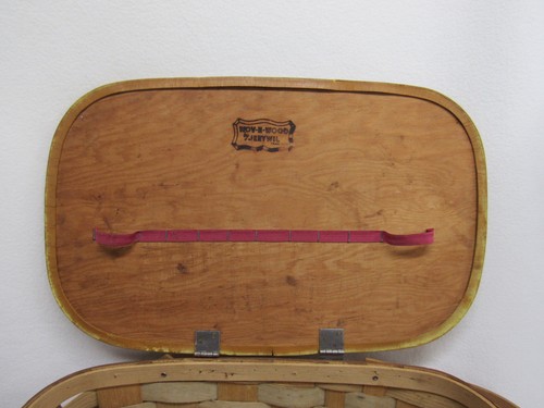 VTG OLD PICNIC BASKET WOV-N-WOOD JERYWIL ***RARE EDITION*** | eBay