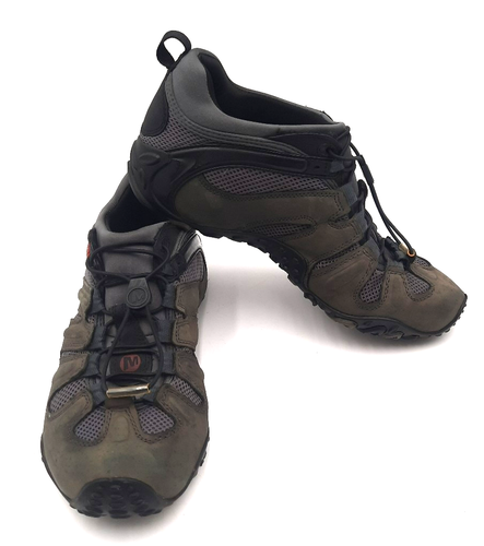 Merrell Chameleon Stretch Hiking Shoes Mens 11 Leather Trail Outdoor ...