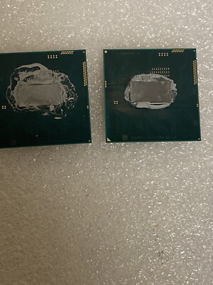 Lot of 2 Intel Core i5- 2.60 & 2.7GHz Socket G3 Laptop CPU SR1H9 ...
