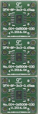 3 PCS. - DFN8-3x3 0.65mm(0.026") to DIP8 0.3" socket. [US] | eBay