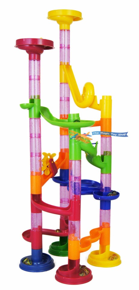 50 PCS Marble Run Toy,Marble Runs STEM Educational Learning Toy ...