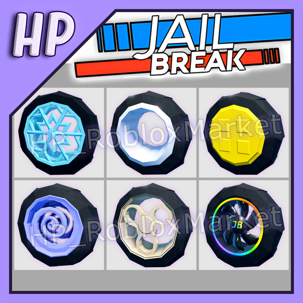 ALL RIMS Roblox Jailbreak 💎CLEAN - LOW TT - FAST DELIVERY⚡ car/texture ...