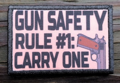 Gun Safety Meme Gun Safety Rule #1 Morale Patch Hook And Loop Army