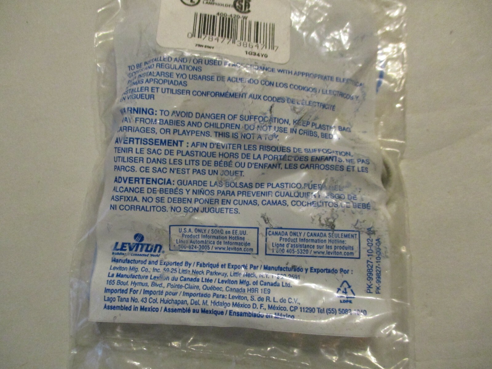 BAG OF 2 LEVITON FLOURESCENT LIGHT SOCKETS 1G34Y0 for sale online | eBay
