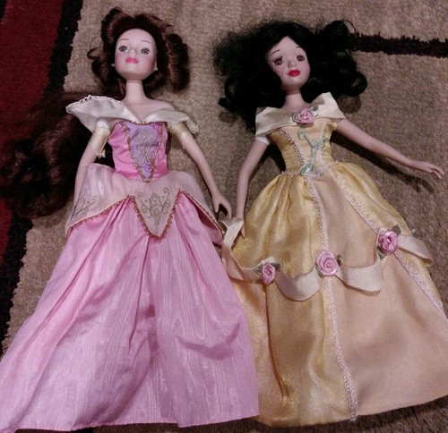 2 - DISNEY Princess Brass Key Porcelain Dolls | eBay